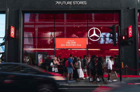 All-new Mercedes-Benz CLA lands in London for cutting-edge brand experience